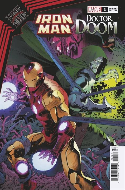 Iron Man And Doctor Doom Comic Cover Besouro Azul Armadura Do Homem