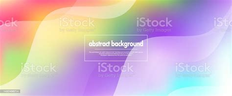 Modern Abstract Cover Abstract Colorful Curve Line Stock Illustration