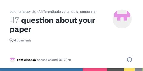 Question About Your Paper · Issue 7 · Autonomousvisiondifferentiable