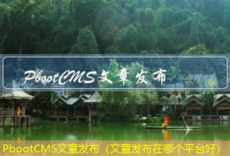 Pbootcms文章发布（文章发布在哪个平台好）