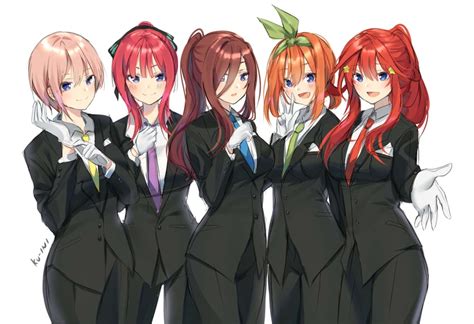 Nakano Nino Nakano Miku Nakano Yotsuba Nakano Itsuki And Nakano