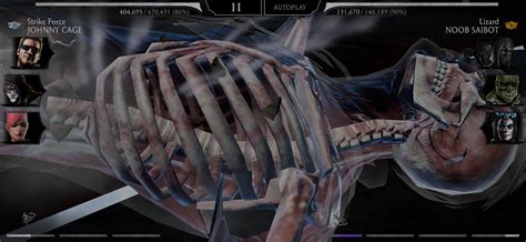 Lizard Noob Saibot Has A Krushing Blow On His Sp1 Similar To Mk11