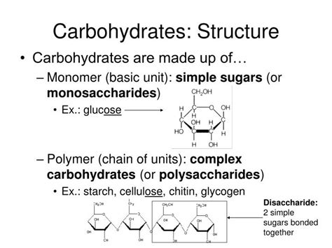 Basic Structure Of Carbohydrates Carbohydrates Article Chemistry
