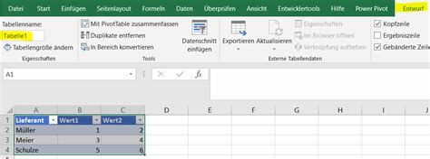 Excel Vba Table Object Bereiche Und Funktionen