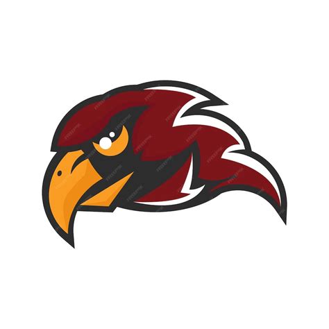 Premium Vector Hawk Head Mascot Logo Vector Template