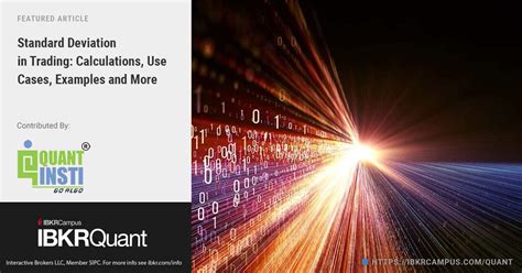 Quantinstis Standard Deviation Tutorial For Fintech Ibkr Quant Posted On The Topic Linkedin