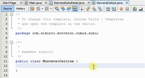 membuat program konversi suhu dengan java swing menggunakan netbeans tahap 3 membuat fungsi