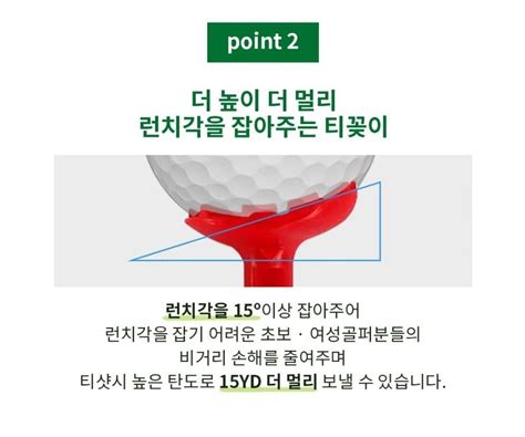 새상품무료배송슬라이스 방지 골프티2개 헬로마켓