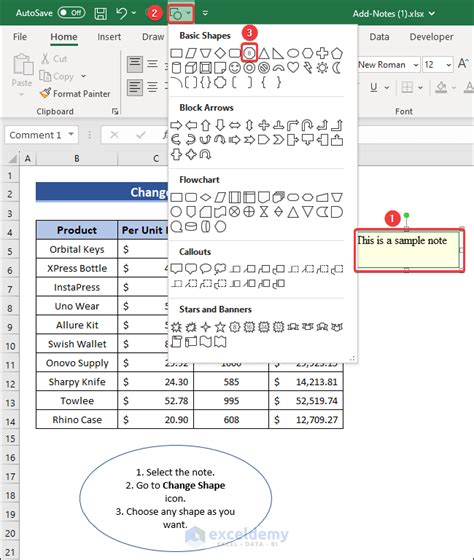 How To Add Edit Hide And Remove Notes In Excel ExcelDemy