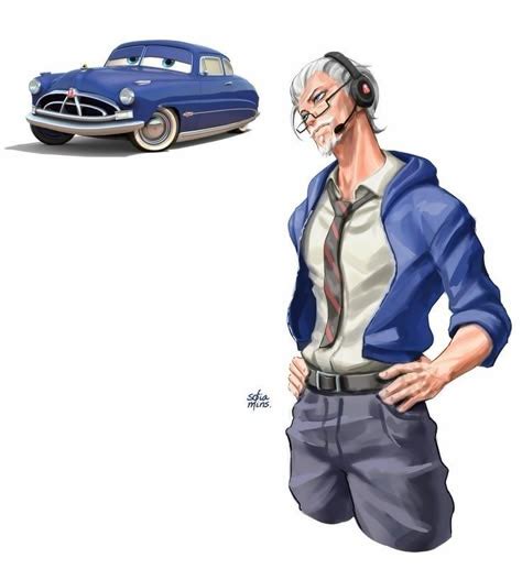 Cars Pixar Human Version