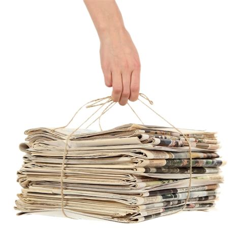 Premium Photo Big Stack Of Papers Isolated On White