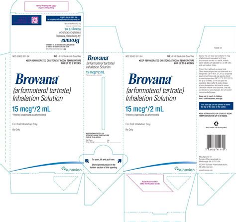 Brovana Package Insert