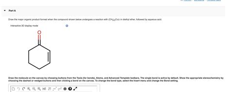Solved Part A Draw The Major Organic Product Formed When The