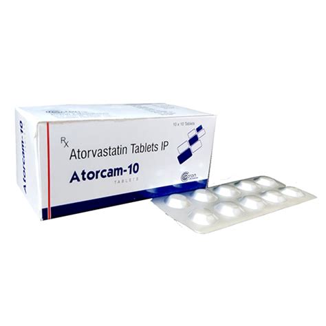 Atorcam 10 Tablets Trumac Healthcare