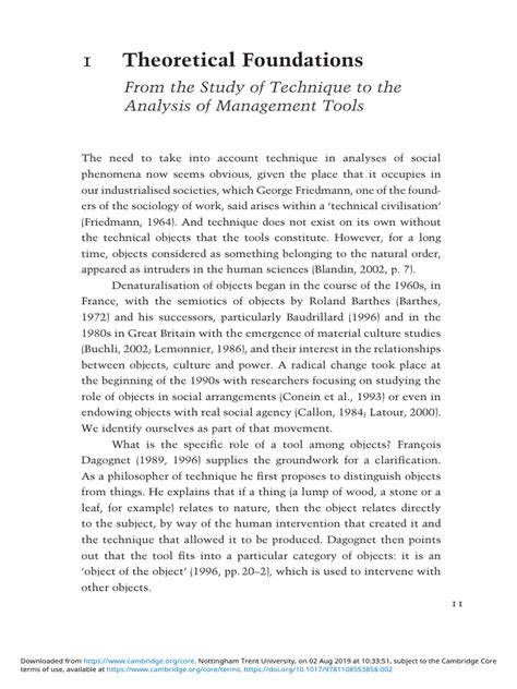 1 Theoretical Foundations Pdf Science Anthropology