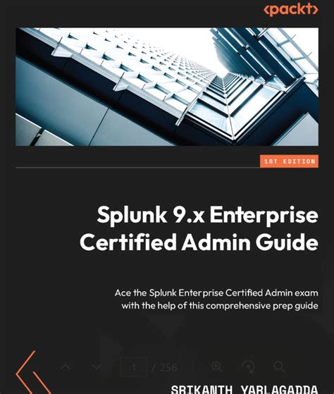 Splunk 9x Enterprise Certified Admin Guide Pdf Expert Training