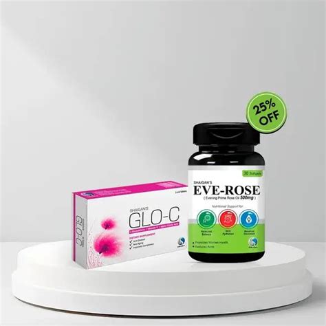 Eve Rose Softgel Glo C Tablets Bundle Of 2 Best Women Supplements