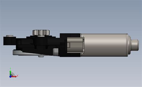 带变速箱的电机 车窗电机solidworks 2015模型图纸下载 懒石网