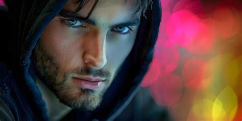A Male Hacker In A Black Hood Working On Computer Security Concept