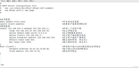 Linux 操作系统Cent OS虚拟机DHCP的安装与配置 虚拟机dhcp服务器配置步骤 CSDN博客