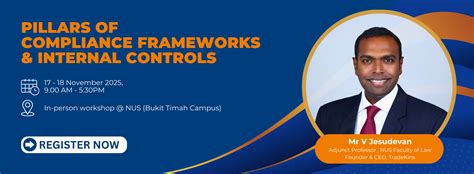 Pillars Of Compliance Frameworks And Internal Controls Nus Law Academy