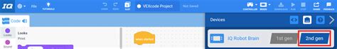 Connecting With App Based Vexcode Iq To An Iq 2nd Gen Brain Android