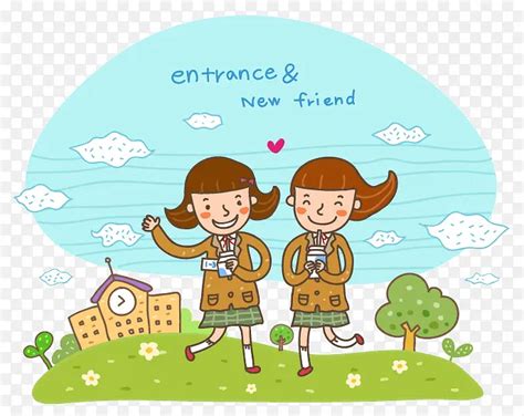 卡通女学生png图片素材下载图片编号yjezkaol 免抠素材网