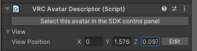 Vrcsdk View Postsion Not Appearing Or Existing In Unity Help