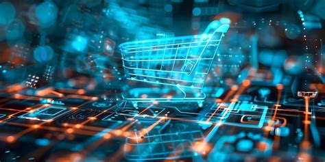 Premium Photo Explore A Futuristic D Cart Experience With Instant Buy