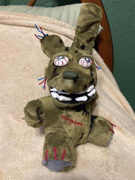 A Quick Springtrap Plushie R Fivenightsatfreddys