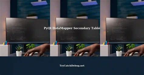Displaying Secondary Tables Using Pyqt And Datamapper In Python