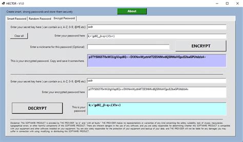 Gui Of The Hector Softwares Encrypt Decrypt Module Download