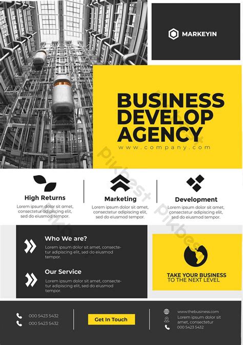 기업 비즈니스 전단 포스터 전단지 템플릿 브로셔 커버 디자인 A4 크기 Png Eps 무료 다운로드 Pikbest