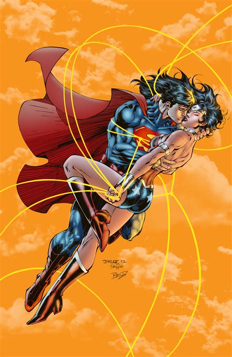 Jim Lee Superman Wonderwoman By Ryudagen On Deviantart
