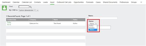 All And None Selection Option Missing From Filter Dropdown Sage Crm Tips Tricks And