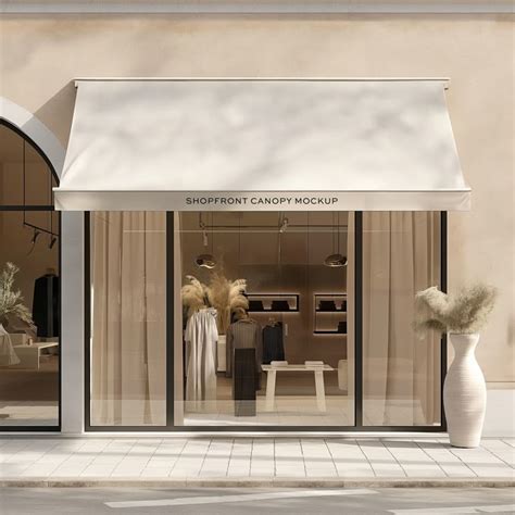 Shop Storefront Mockup Facade Mockup Store Canopy Mockup Sign Mockup