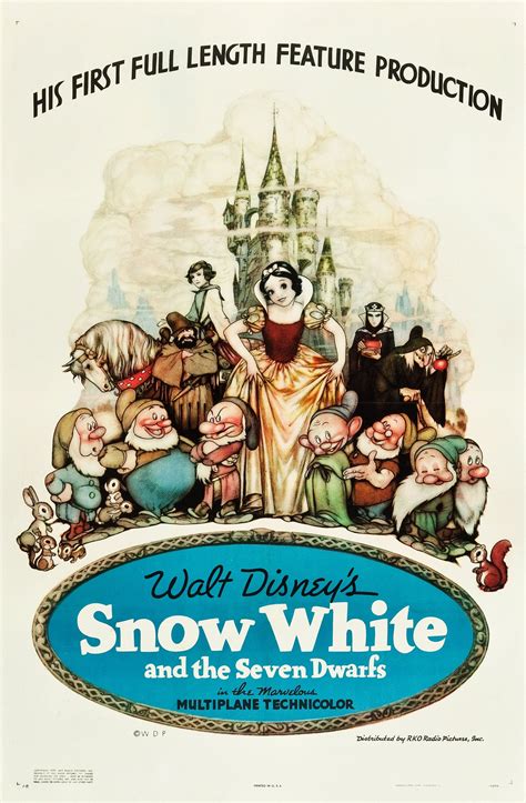 Snow White And The Seven Dwarfs 1937 Film Poster Peoples Graphic