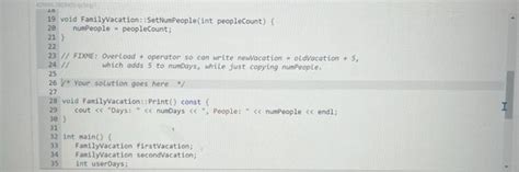 solved overload the operator as indicated sample output