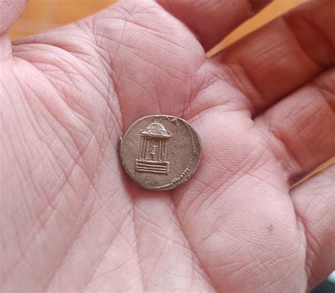 Ancient Silver Denarius Emperor Nero Roma Vesta Ebay