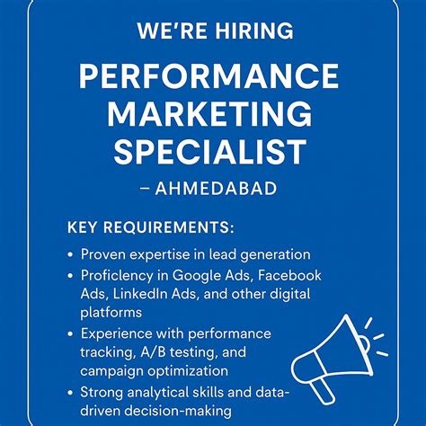 Hiring Performancemarketing Digitalmarketing Ahmedabadjobs Ais
