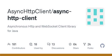 Github Asyncclientasync Client Asynchronous And Websocket Client Library For Java