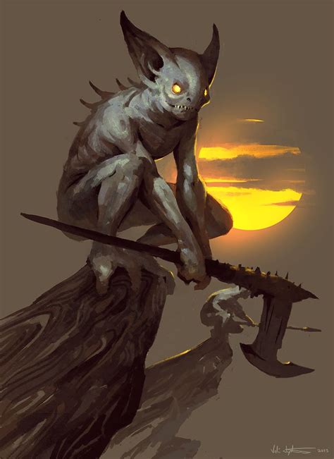 Demon Imp Cliff Dwellers By Veli Nyström In 2024 Fantasy Demon