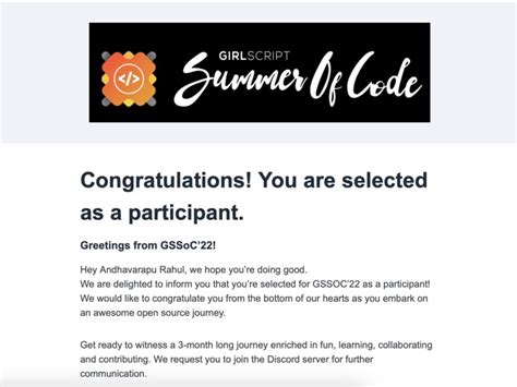 Andhavarapu Rahul On Linkedin Gssoc22 Girlscript Educationfirst