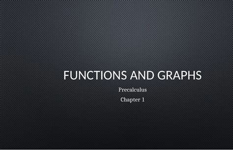 Precalculus 01 Functions And Graphs Precalculus 01 Functions And Graphs Stuvia Us