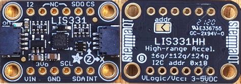 Stemmaで広がるarduinoの世界⑲step1 3軸加速度センサlis331hh Arduinoクックブック