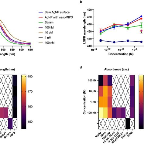 Lspr Detection Of Spike Proteins In Serum A Lspr Spectrum In Download Scientific Diagram
