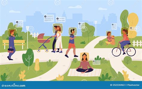 Biometric Profile Symbol Authentication Verification Vector Illustration