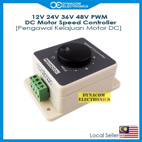 DC 10 60V 10A PWM Pulse Width Modulation DC Motor Speed Controller With Rotary Switch Pengawal