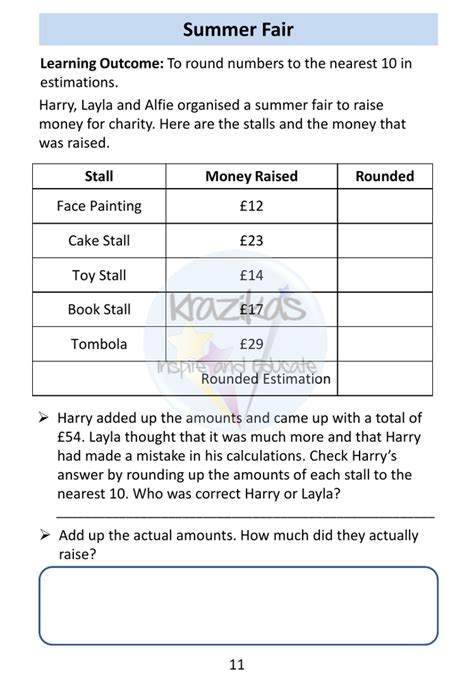 Rounding To Ten Functional Skills Maths Entry Level 2 Inspire And Educate By Krazikas