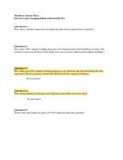 Module Answer Modified Pdf Module Answer Sheet How To Create Geospatial Data With ArcGIS
